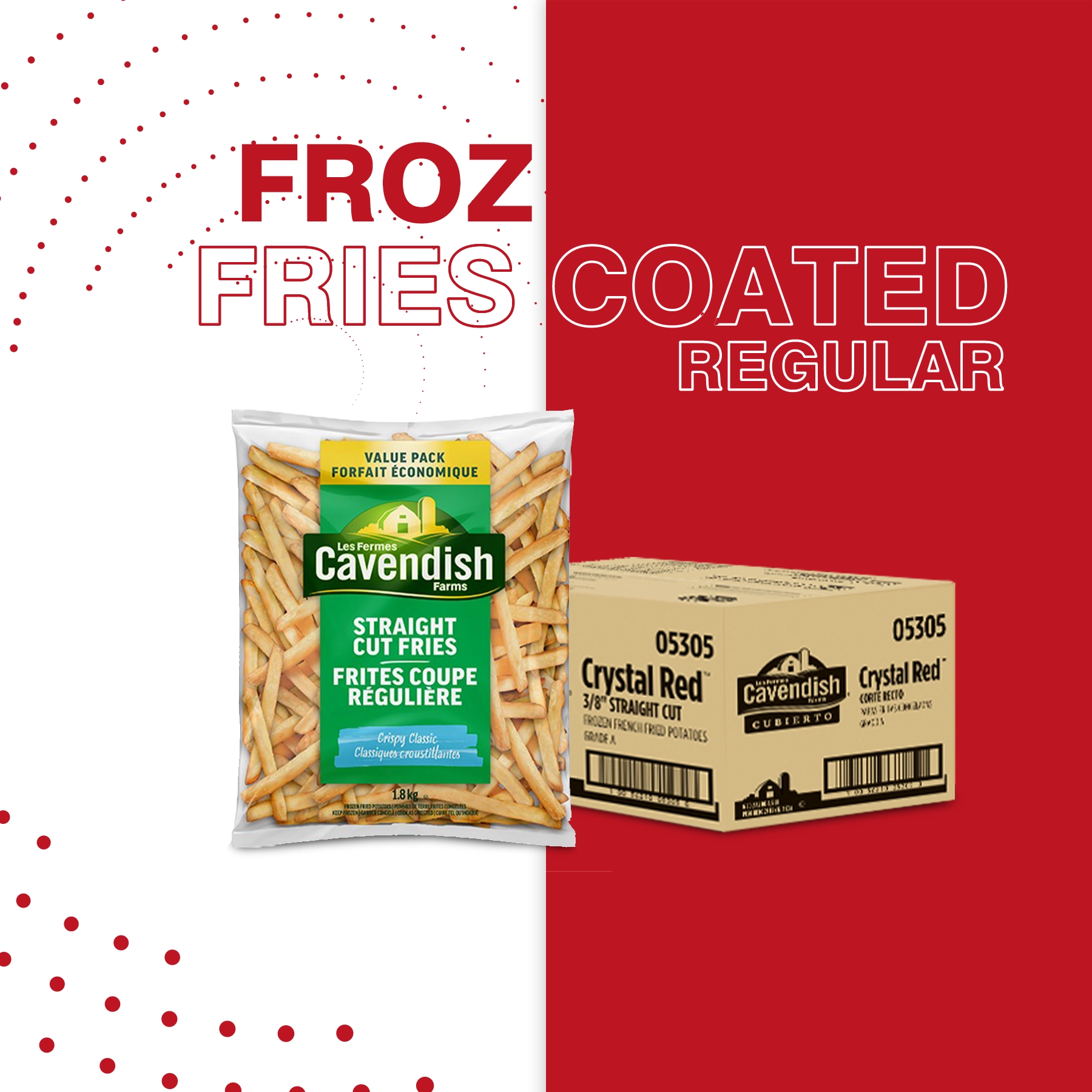 Froz Fries Coated Regular - G2 Products Inc